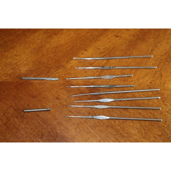 VENUS | Other | Lot Of 8 Vtg Steel Crochet Hook Patent Kippenberg Eagle ...